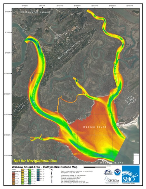 UGA Skidaway Institute scientists map Wassaw Sound